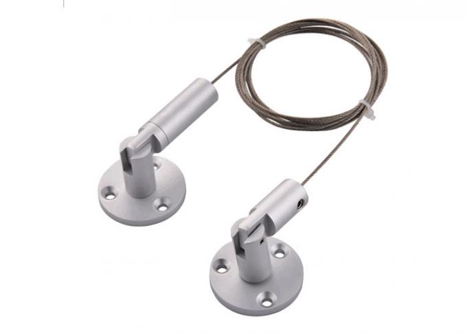 Stainless Steel Cable Gripper Display System With Ceiling To Floor Fixings
