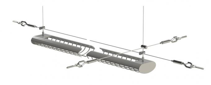 Steel Seismic Bracing Kit Protection Suspension System 2.0mm OD For VAV ...