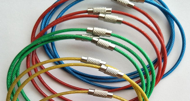 Colored Wire Rope Loop High Temperature Resistance , Exhibition Listing ...