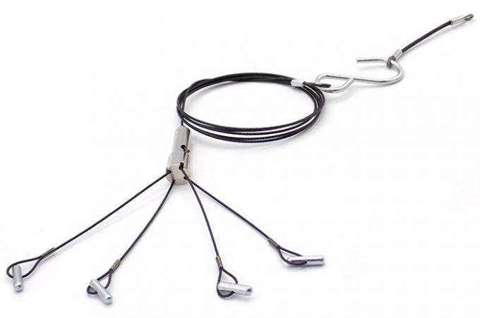 Stainless Steel Wire Rope Cable Suspension Kits For Architectural Lighting