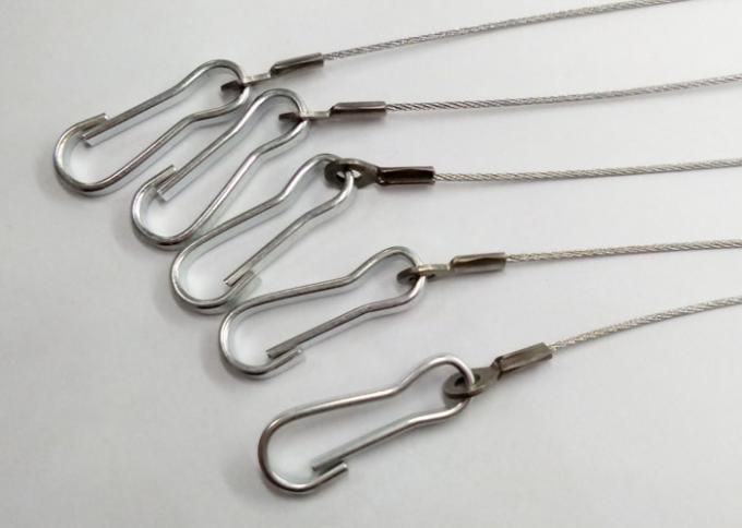 Cable Steel Wire Rope Sling Chokers With Eyelets For Suspension Plafond