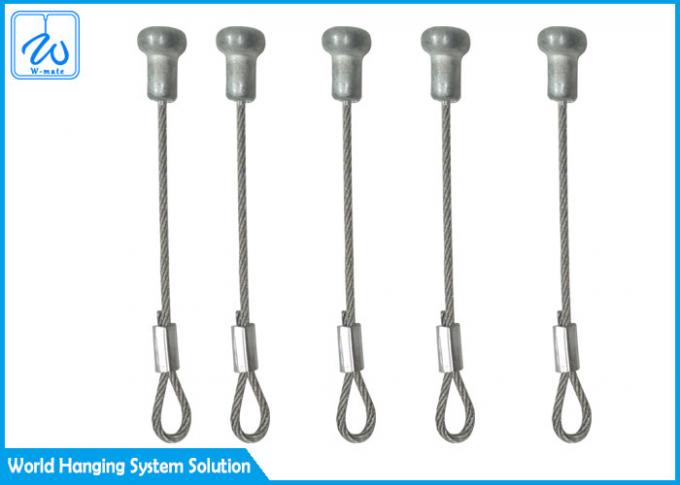 Custom Portable Aircraft Cable Assemblies Security Eyelet And Stake ...