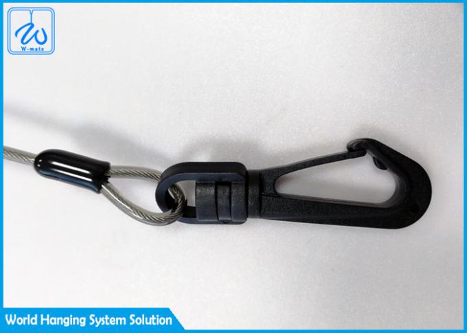 100cm 7x7 Coated PU Extension Spring Safety Cable