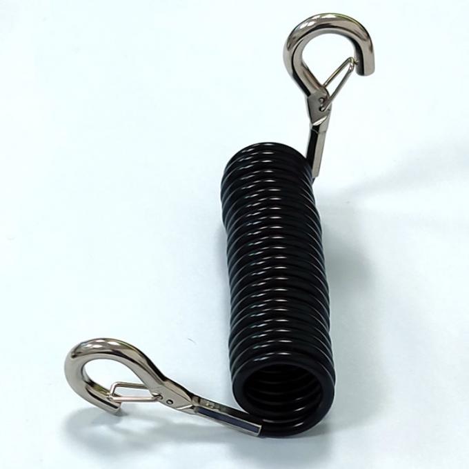 High Quality Tpu Retractable Tether Spring Coiled Bungee Tool Lanyard
