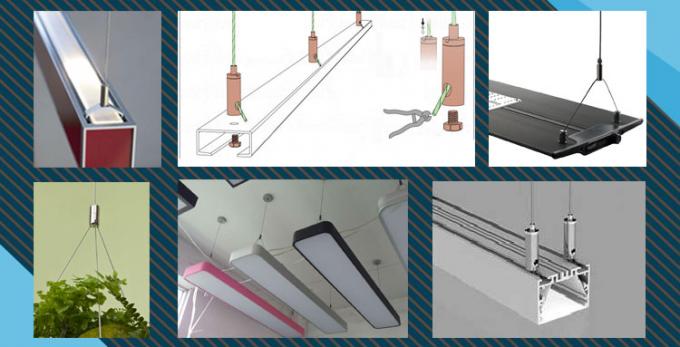 Track Lighting Suspension Kits With Wire Gripper Cable Ceiling Mounting
