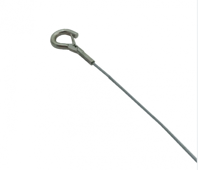 Steel Wire Rope Sling With Hook For Lighting Display And Hanging