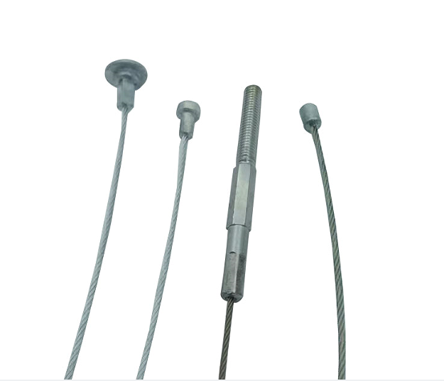 Custom 7x7 Threaded Studs Head Galvanized Steel Wire Rope For Security ...
