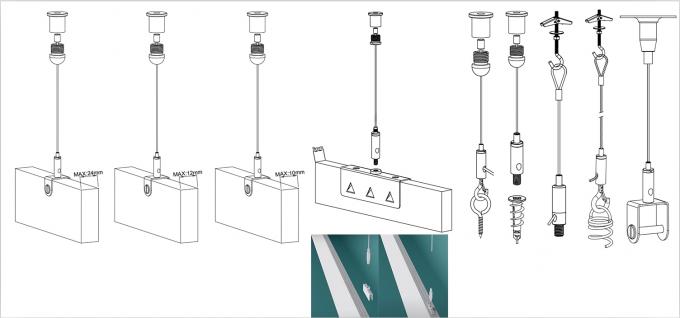 Customized Cable Gripper Hold Acoustic Ceiling Cable Hanging System