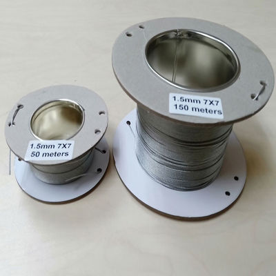 High Tension Bulk Cable Stainless Steel 7 x 7 / 7 x 19 Safety Wire Rope ...