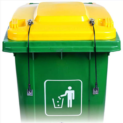 Stainless Steel Wire Rope Trash Can Lid Lock Metal Universal Lid Lock ...