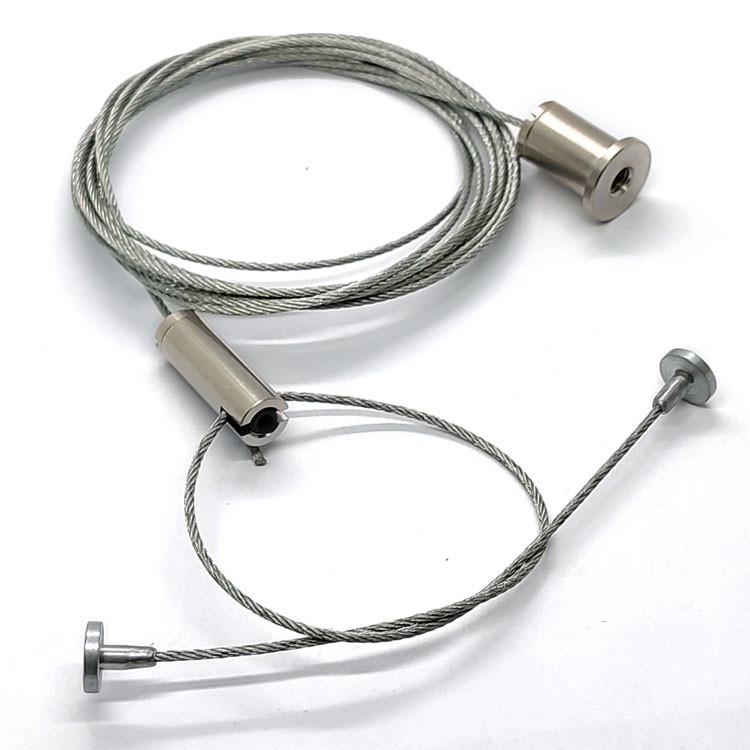 Light Suspension Kit With Adjust Cable Gripper And Stainless Wire Rope