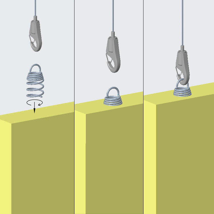 Customizable Stainless Steel Wire Ceiling Suspension System with Dual ...