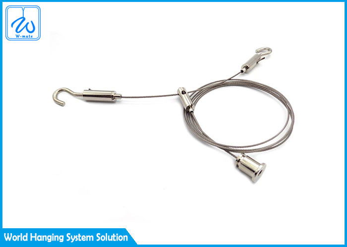 Brass + Steel Wire Suspension Systems , Ceiling Light Cable Kit For ...