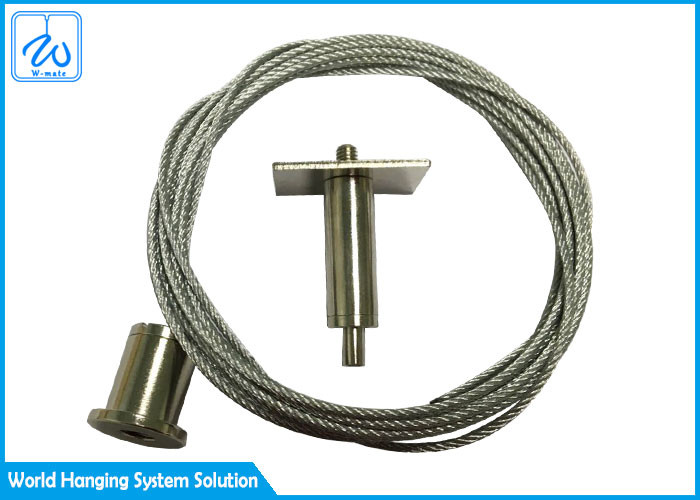 Adjustable Anti Twist Rope Wire Suspension Hanging Kit With Ceiling ...
