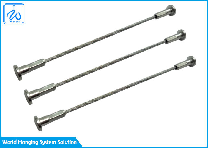 GB Standard 1.2 X 75 Mm Wire Rope Assembly With Diecast Mushroom End