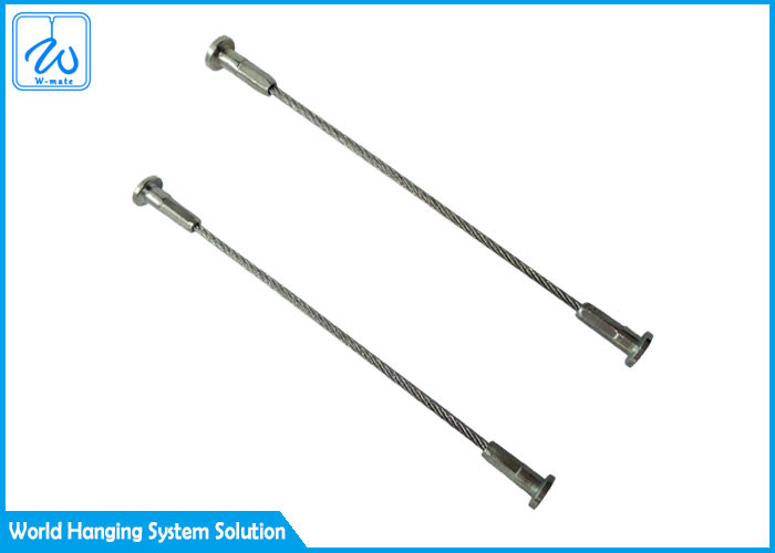 Steel Wire Cable Assemblies Single Leg 1.0mm Riveted Joint Swage Eye
