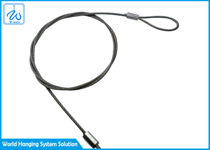 Stainless Steel Cable Slings Lighting Accessories Hanging Wire 4mm 1x19 ...