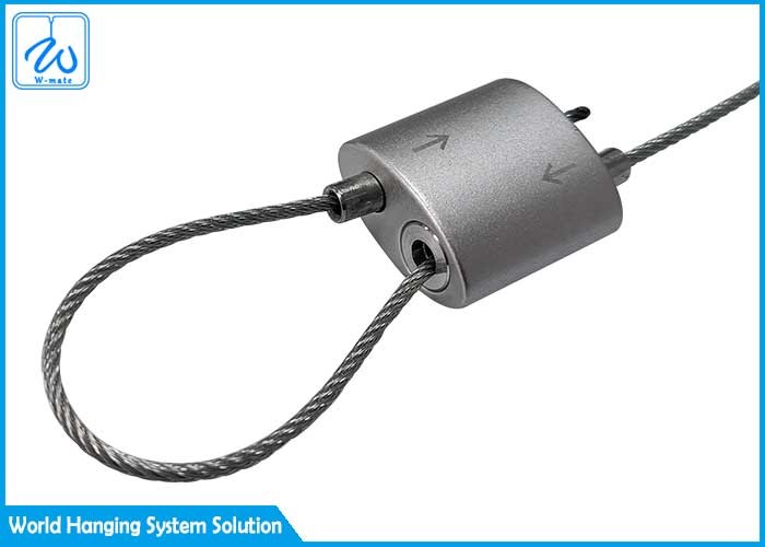 Make A Loop In Double Ended Grippers For 1/16" Wire Rope For Lighting ...