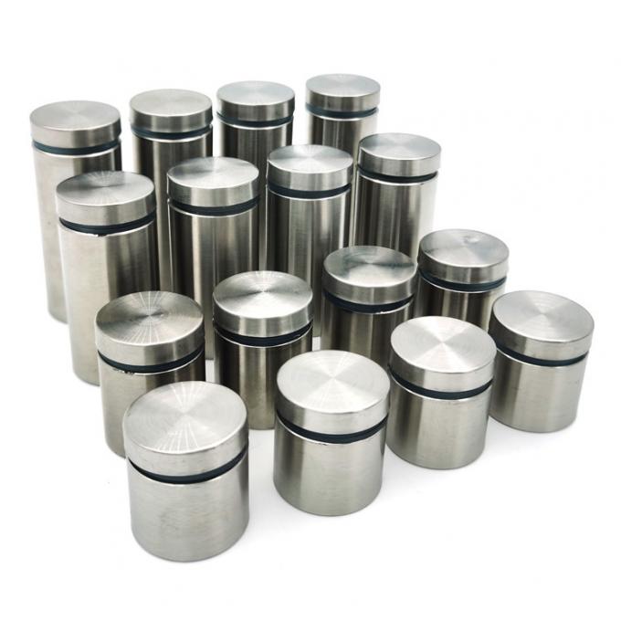 3/4 Inch Stainless Steel Glass Sign Mount Screw Covers For Wall Mounted ...