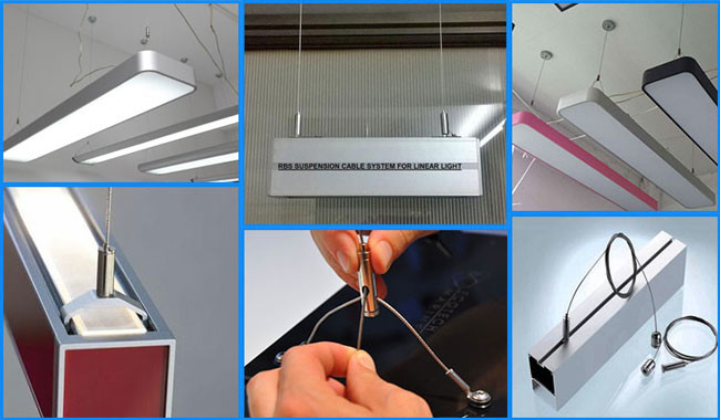 Aircraft Cable Fittings Cable Gripper Ceiling Light Suspension Kit For ...