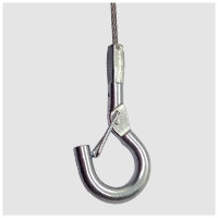 Adjustable Double Loop Aircraft Cable Gripper For Signage Systems