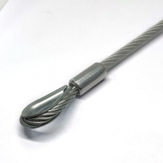 Stainless Steel Wire Rope Eyelets Terminal Lanyard Safety Belt